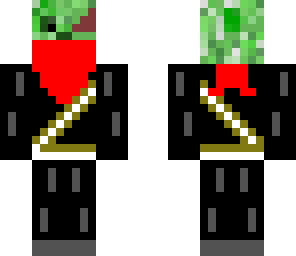 Terrorist Creeper Without Eyepatch | Minecraft Skin