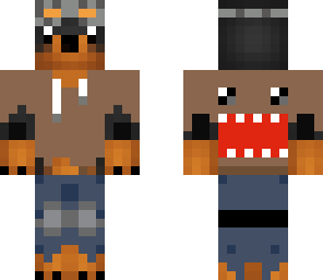 dogman gafas naufrago | Minecraft Skin