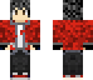 Red Darkness Kory | Minecraft Skin