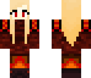 Nether girl Survivor | Minecraft Skin