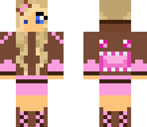 Pink Domo Girl | Minecraft Skin