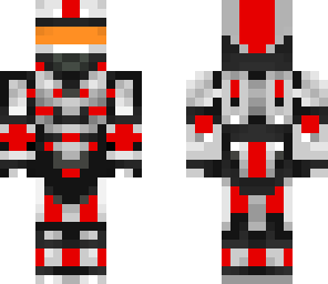 Red Super Soldier | Minecraft Skin