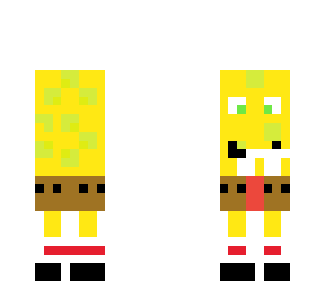 spongebob derp | Minecraft Skins