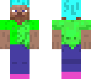 different colour steve | Minecraft Skin