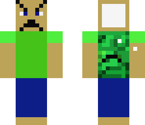 mad man plop | Minecraft Skin