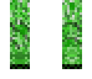 Faceless creeper | Minecraft Skin