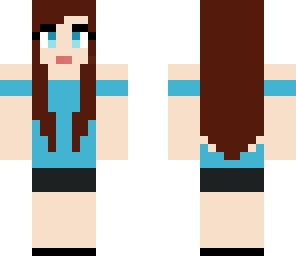 Backless Top Girl 1 | Minecraft Skin