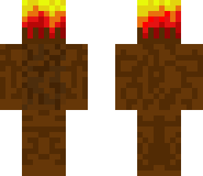 Human Torch | Minecraft Skin
