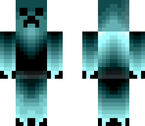 Aurorora Ore Creeper Wraith | Minecraft Skin