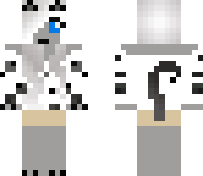 Snow leopard girl edit | Minecraft Skin