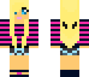 Blond Girl TBK CLOTHING | Minecraft Skin