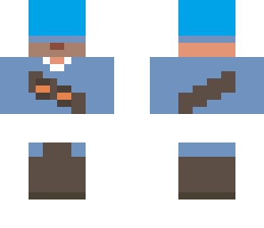 TF2 Blue solider | Minecraft Skin