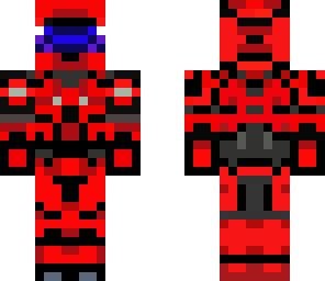 Red And Black Halo | Minecraft Skin