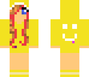 Smily Face Girl Edited | Minecraft Skin
