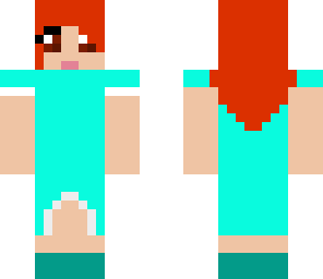 The Hunger games Foxface interview dress | Minecraft Skin