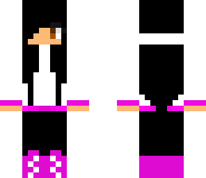 fixed leg awesome girl | Minecraft Skin
