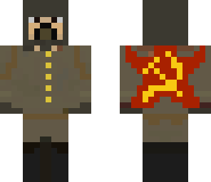 Soviet Shock trooper gas mask | Minecraft Skin