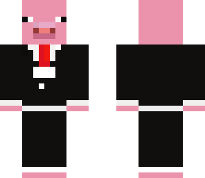 Pig in smoking | Minecraft Skin