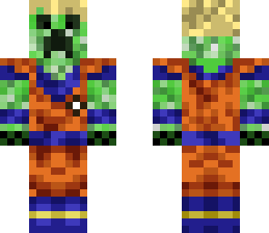 super sayian creeper goku | Minecraft Skin