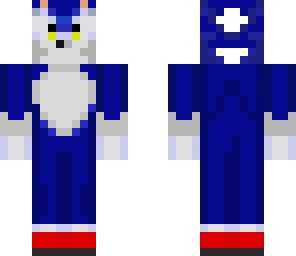 sonic werehog | Minecraft Skins