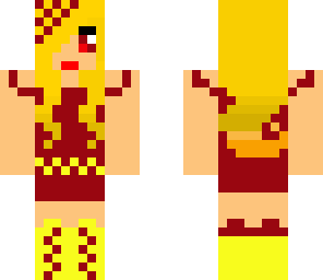 Blaze girl | Minecraft Skin