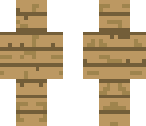 Wood Plank Man | Minecraft Skin