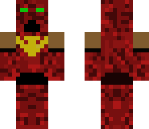 Battle-damaged Blood Raven | Minecraft Skin