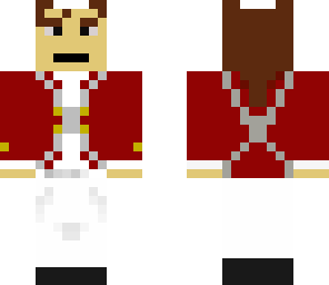 Revolutionary war Redcoat with Hat | Minecraft Skin