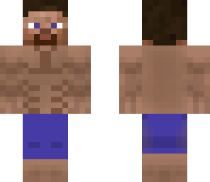 shirtless steve | Minecraft Skins