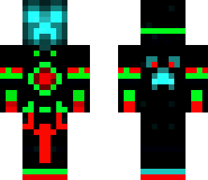 rgb creeper | Minecraft Skins