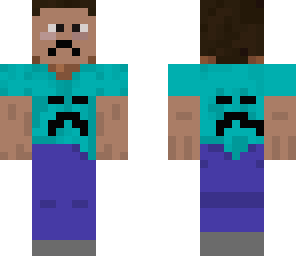 sad steve | Minecraft Skin