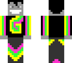 Neon God | Minecraft Skin
