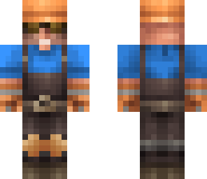 TF2 Engineer BLU | Minecraft Skin