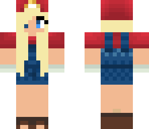 Mario Girl | Minecraft Skin