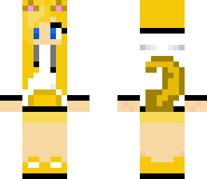 Yellow Cat Girl | Minecraft Skin