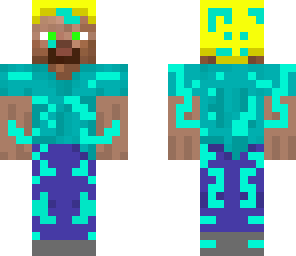 Super Saiyan Steve | Minecraft Skin