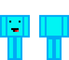Derpy Neon Guy | Minecraft Skin