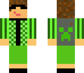 Sunnies and creeper top | Minecraft Skin
