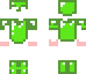 Green Armor with hands | Minecraft Skin