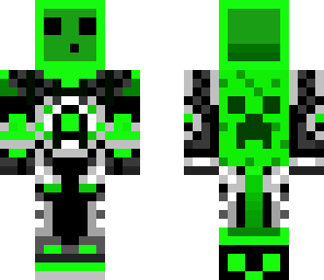green robot slime | Minecraft Skin
