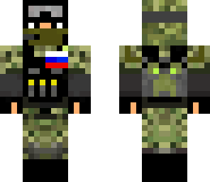 russian soldier | Minecraft Skin