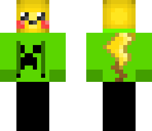 creeper pikachu | Minecraft Skin
