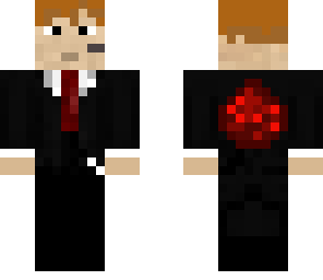Redstone suit with headset | Minecraft Skin