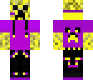 super duper purple durple budderlicious creeper | Minecraft Skin