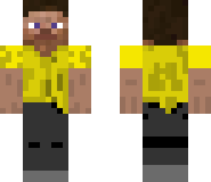 yellow steve | Minecraft Skin