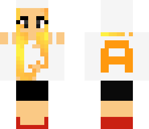 fire admin girl | Minecraft Skin