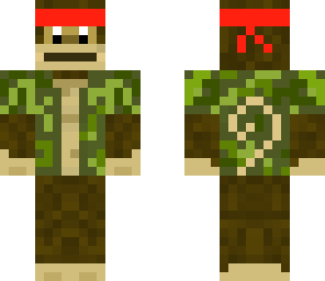 monkey commando | Minecraft Skin