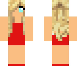 Red dress girl | Minecraft Skin
