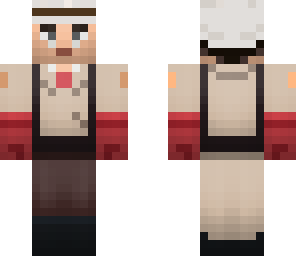 TF2 red medic with Surgeon's Stahlhelm | Minecraft Skin