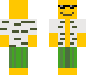 Yellow Pianta 'Super Mario Sunshine' | Minecraft Skin